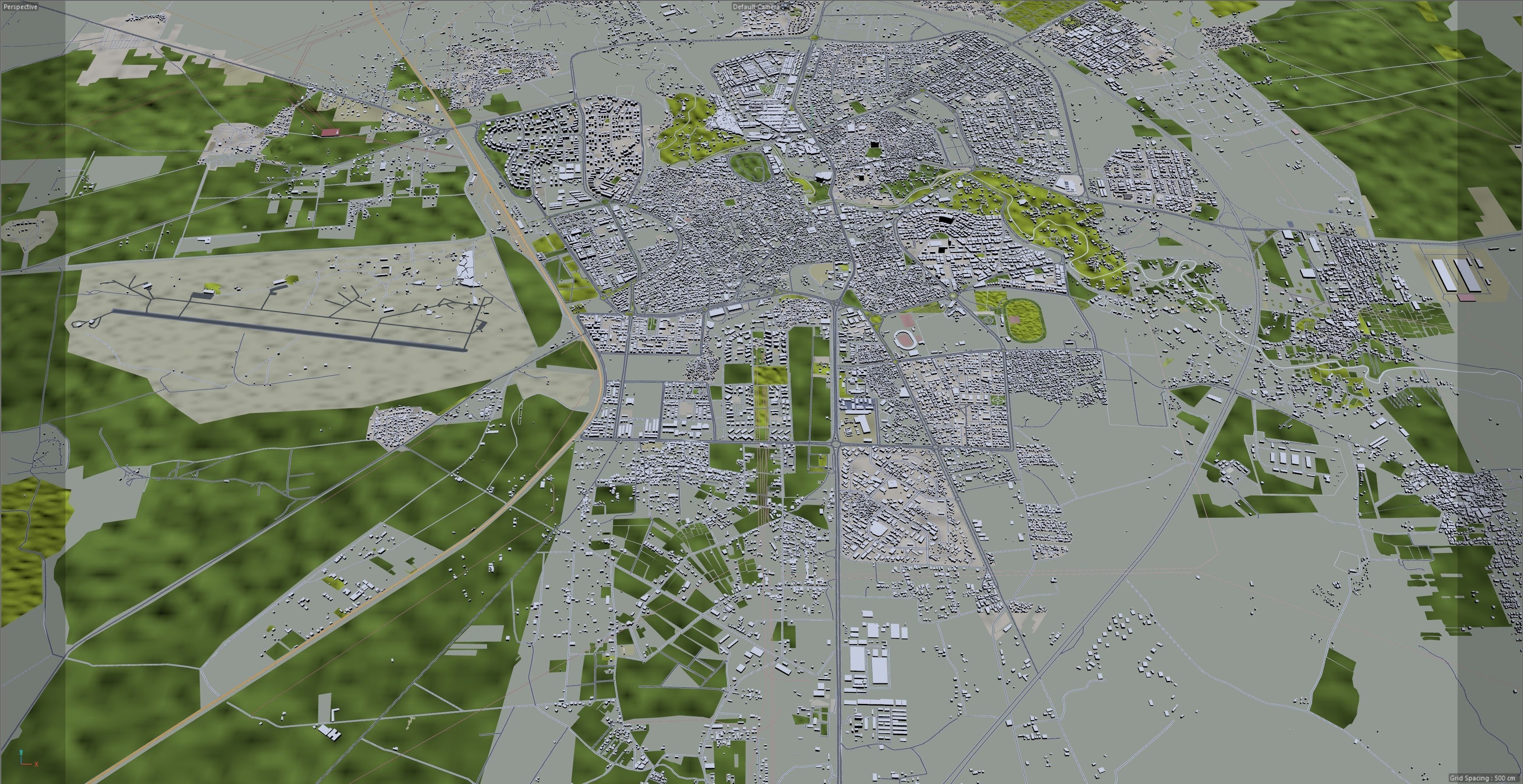 3D model Hama Syria 15km VR / AR / low-poly | CGTrader