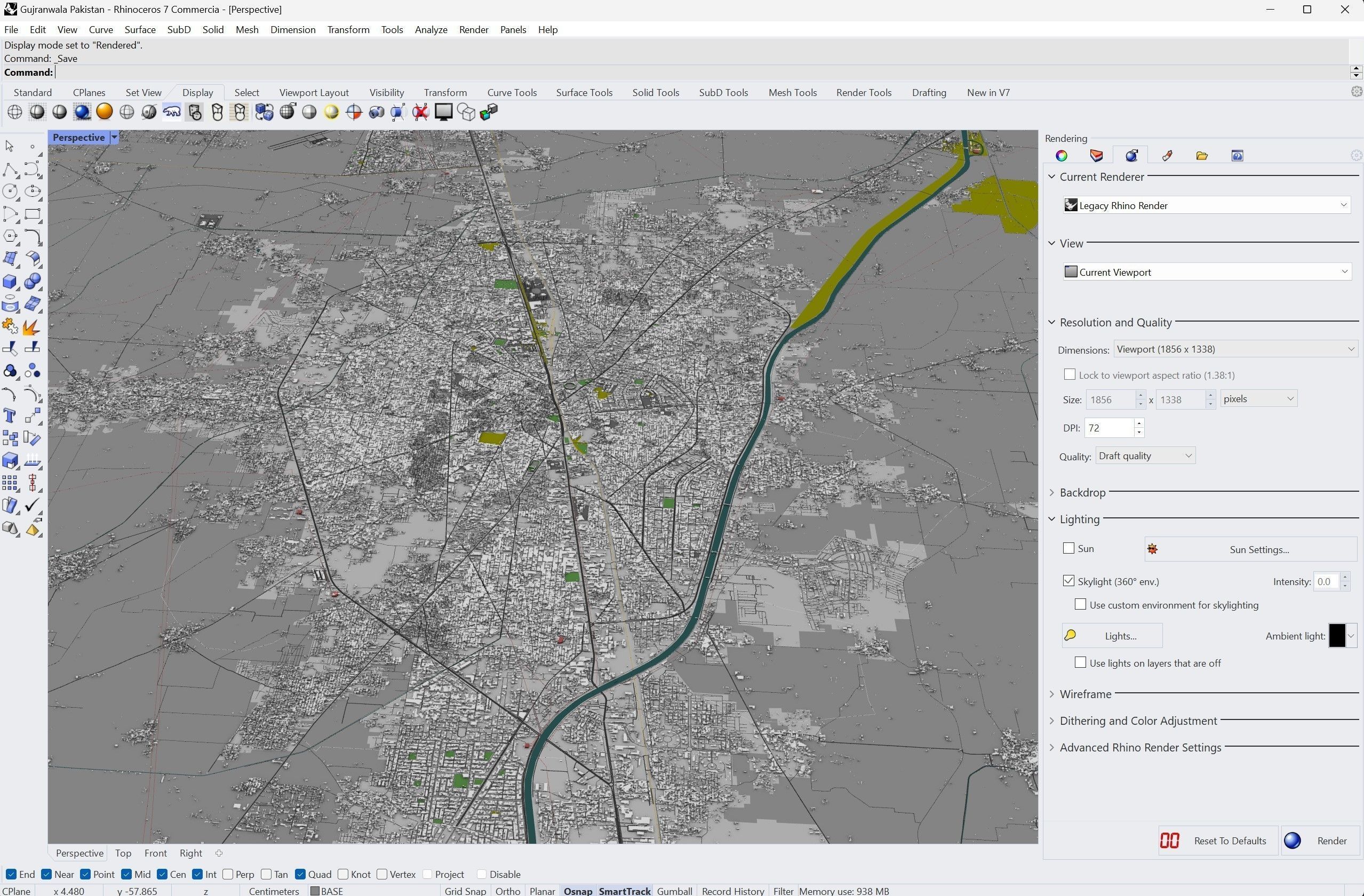 3D model Gujranwala Pakistan 30km VR / AR / low-poly | CGTrader