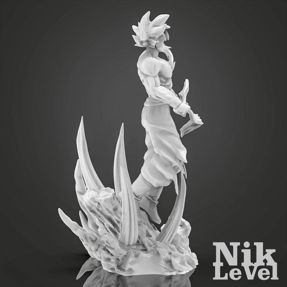Son Goku Ultra Instict Dragon Ball 3D Printable 3D model 3D printable ...