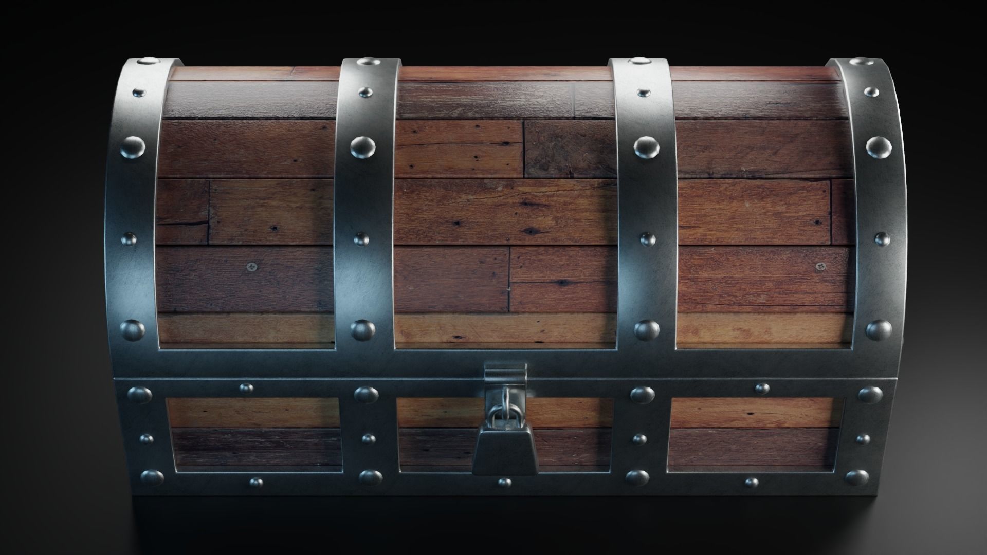 3D model Tresure Chest VR / AR / low-poly | CGTrader