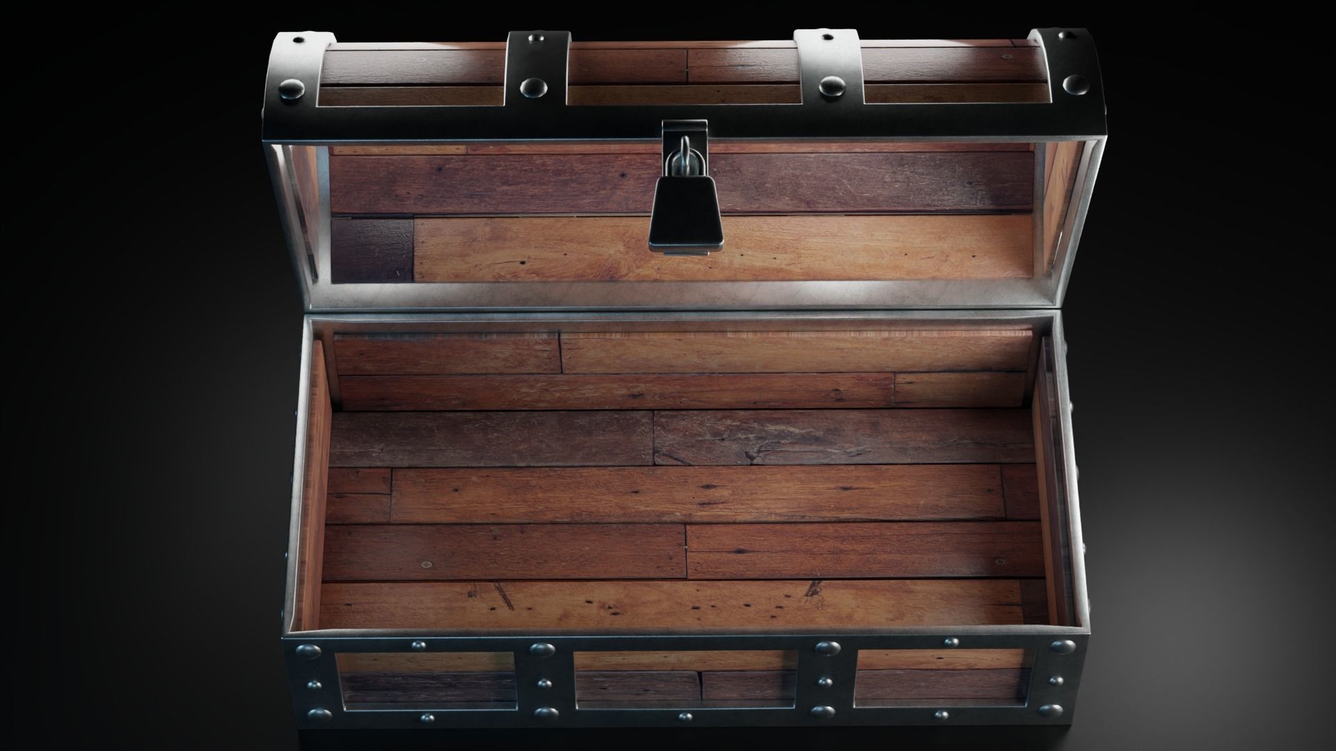 3D model Tresure Chest VR / AR / low-poly | CGTrader