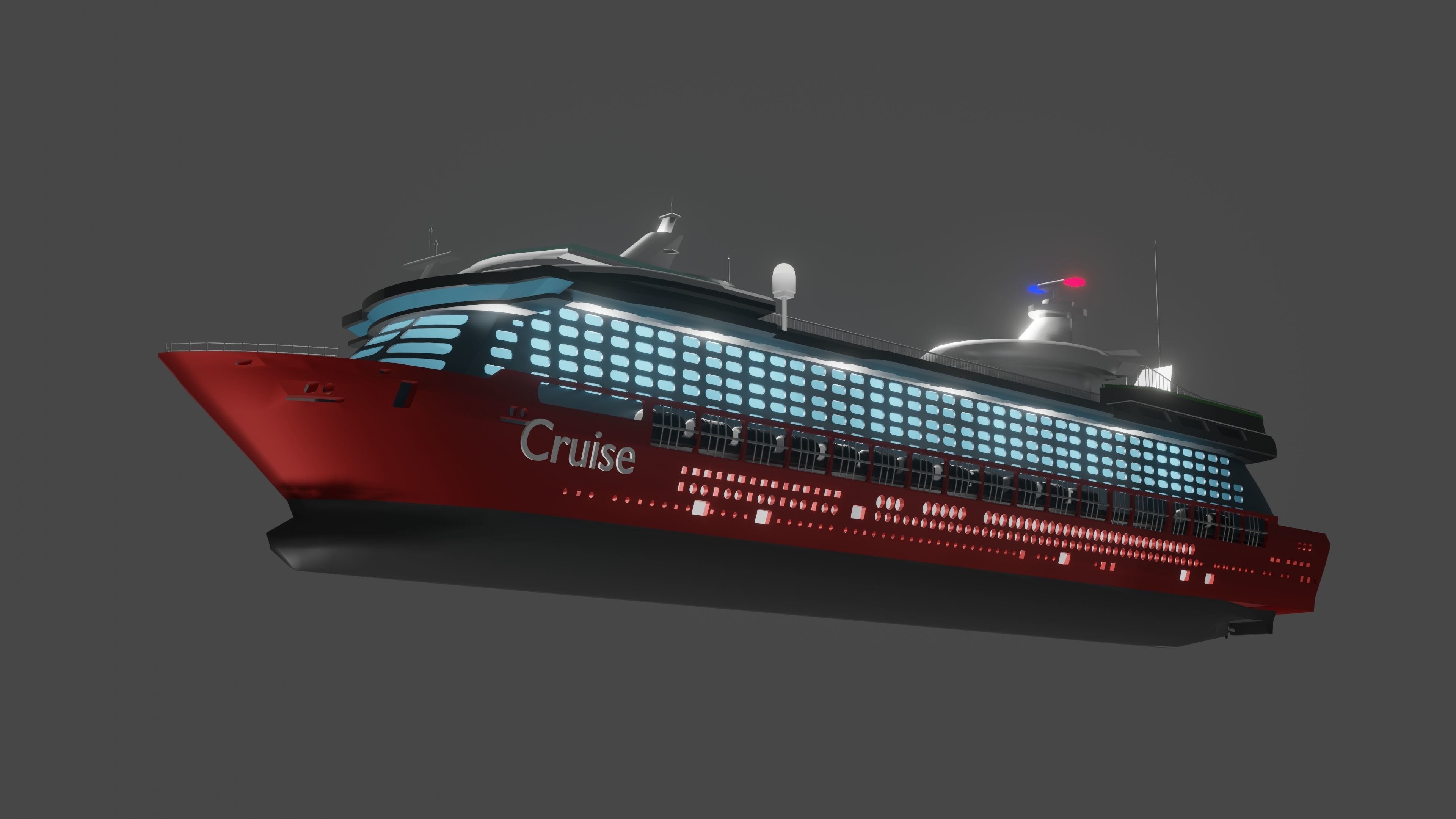 Cruiser Ship 3d Model 3D model 3D model | CGTrader