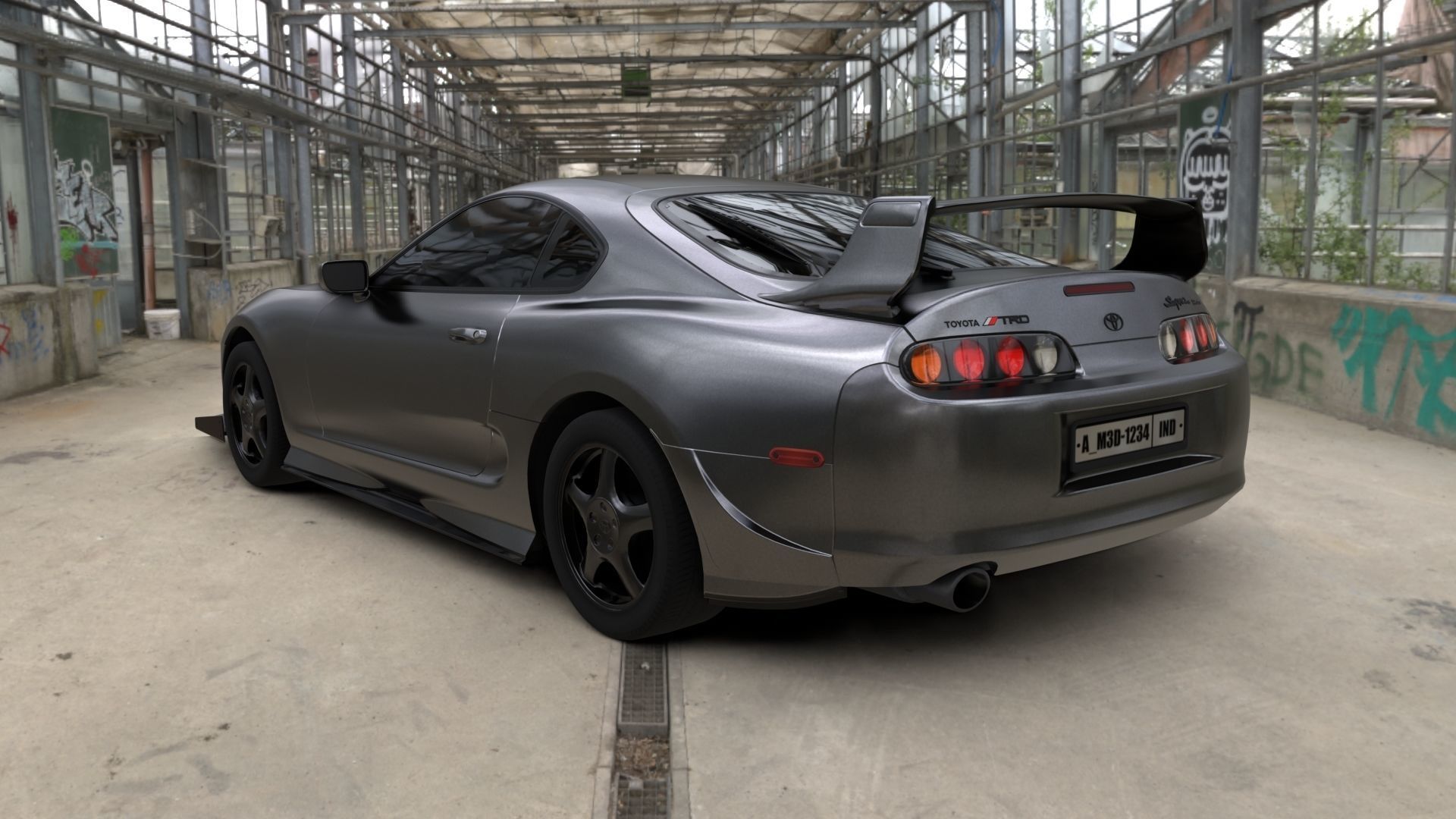 3D model Toyota Supra mk4 v3 VR / AR / low-poly | CGTrader