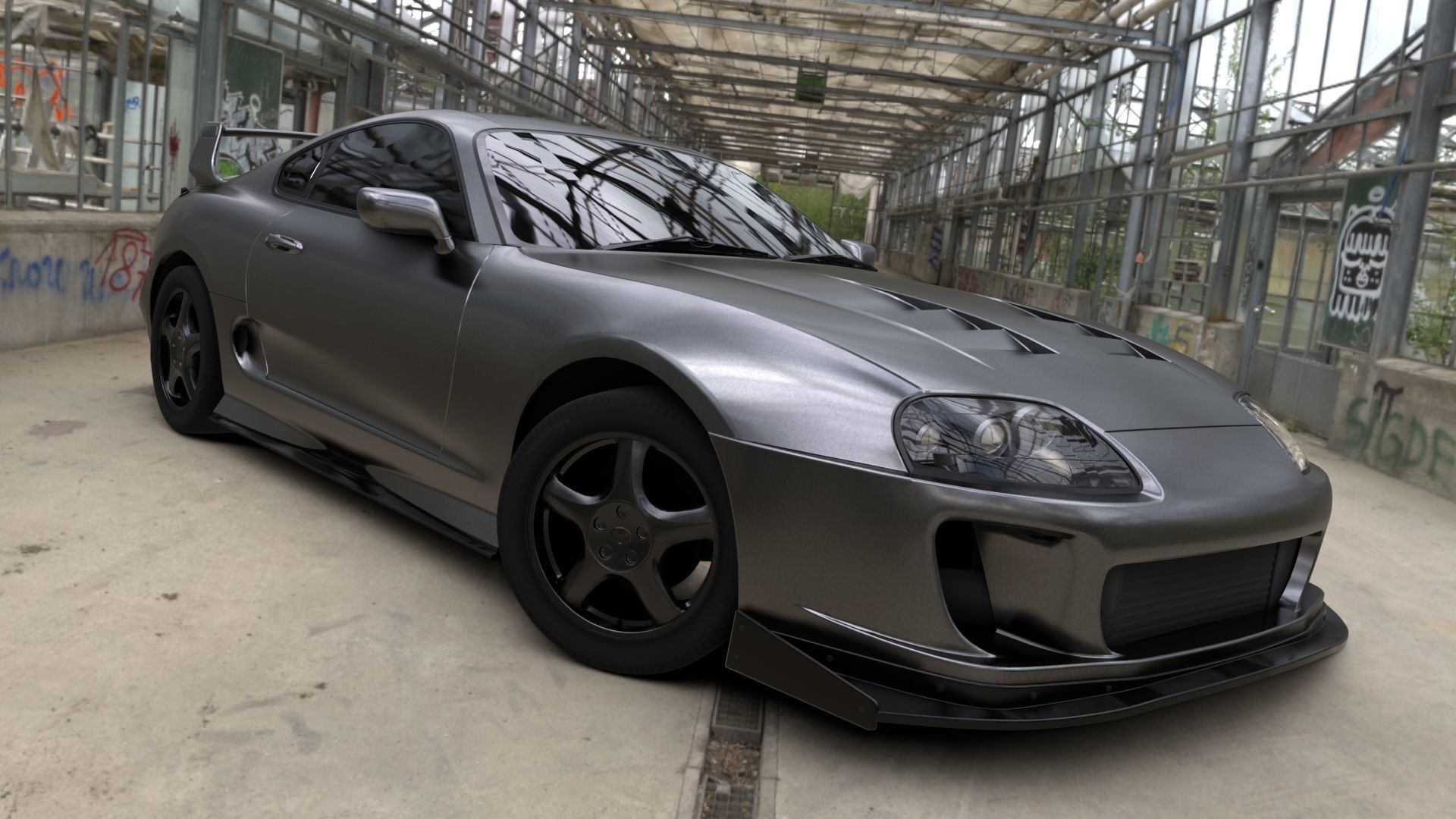 3D model Toyota Supra mk4 v3 VR / AR / low-poly | CGTrader