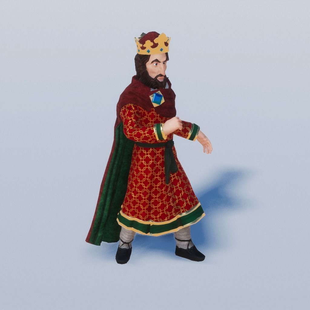 3D model MEDIEVAL STYLIZED CHARACTERS VOL 2 - NOBLES VR / AR / low-poly ...