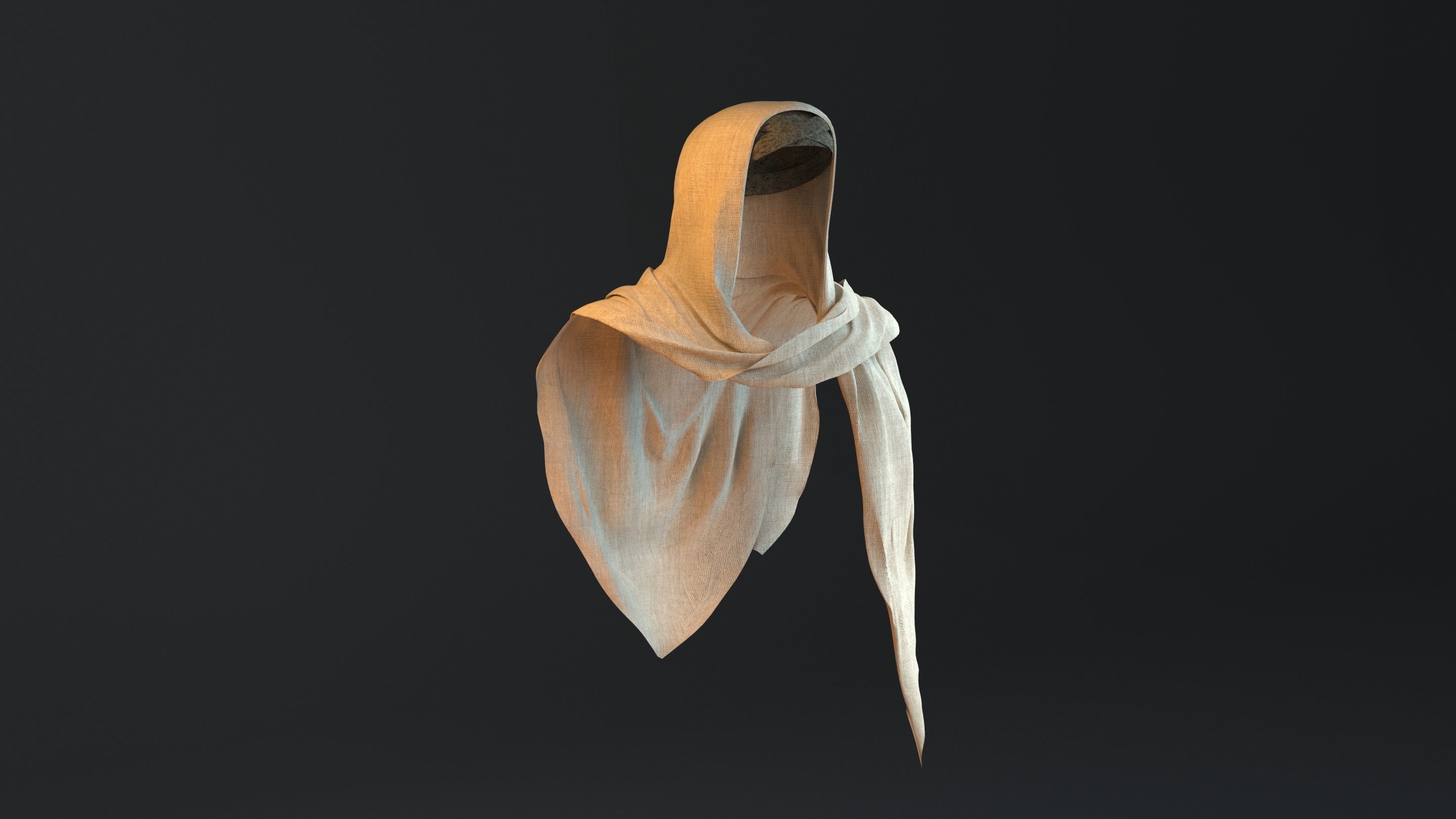 Head Scarf 3D model | CGTrader