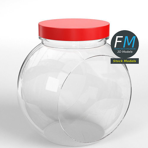 Cookie jar 1 3D model | CGTrader