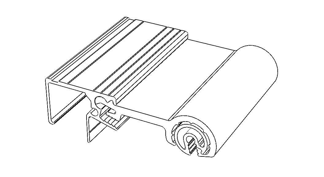 Aluminum Extruded Vehicle Rope Rail System 3D model animated rigged ...
