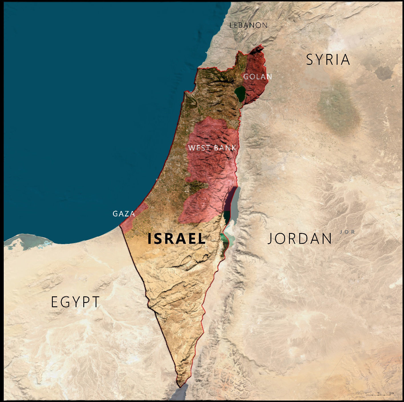 Israel Terrain Topography Elevation DEM Geography Landscape free 3D ...
