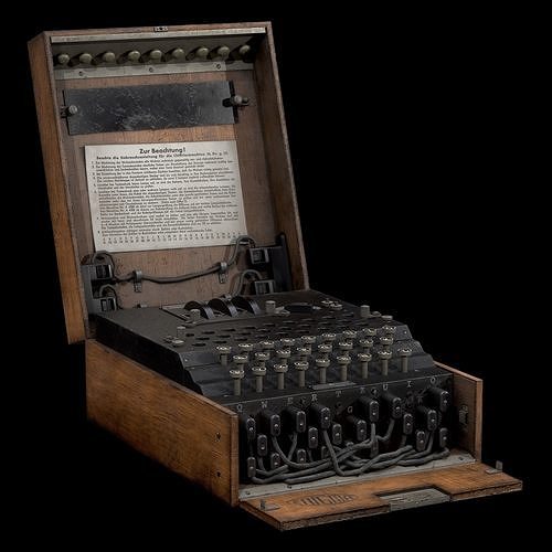 3D model Enigma Machine VR / AR / low-poly | CGTrader