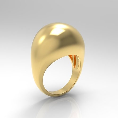 Big Dome RING 3D model 3D printable | CGTrader