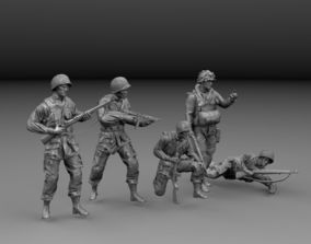 Paratrooper 3D Printing Models | CGTrader
