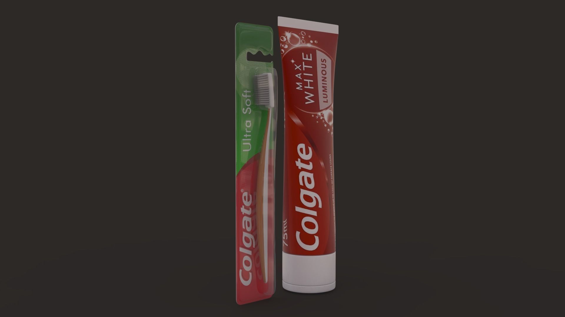 Toothbrush and Toothpaste 3D model | CGTrader