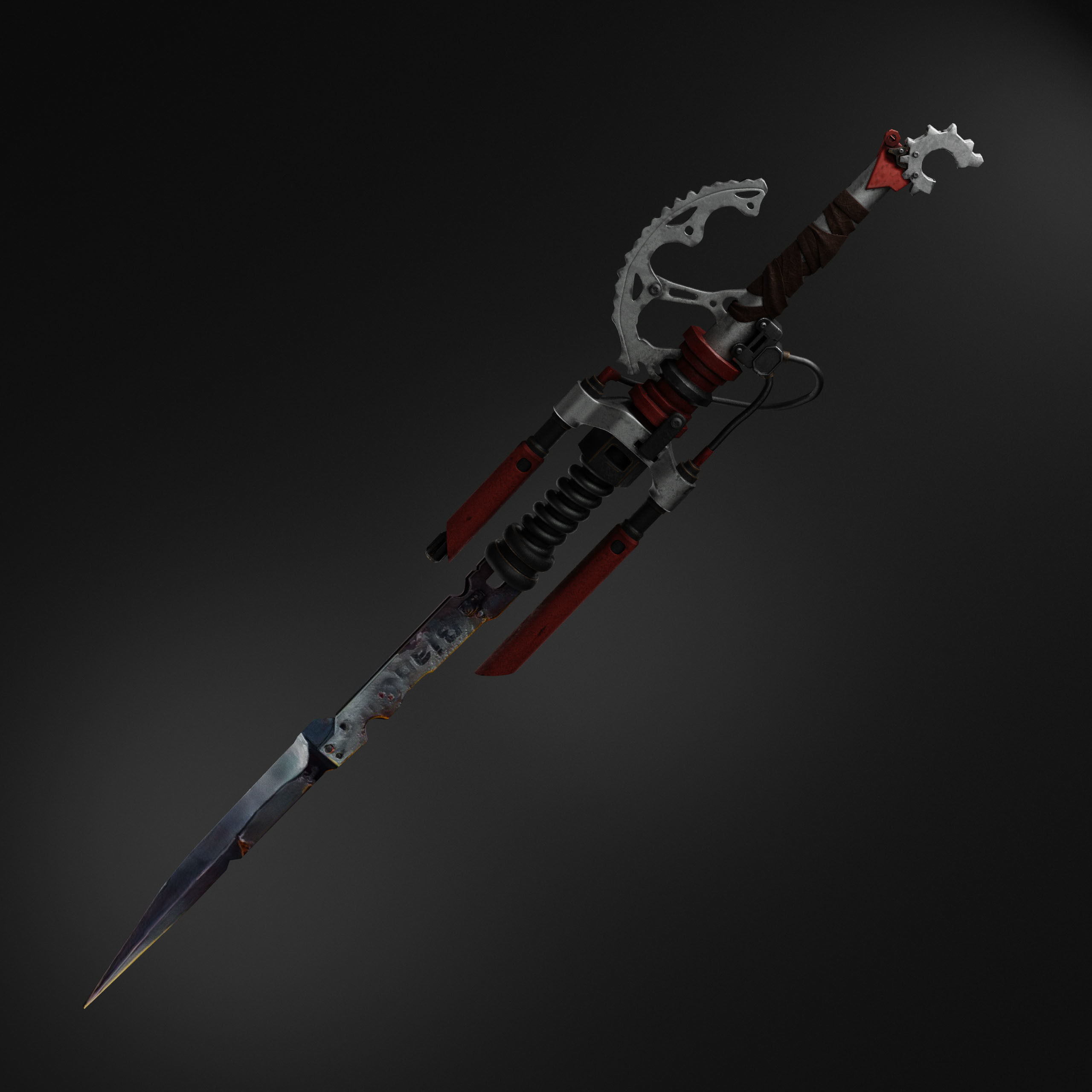 sci-fi sword 3D model | CGTrader