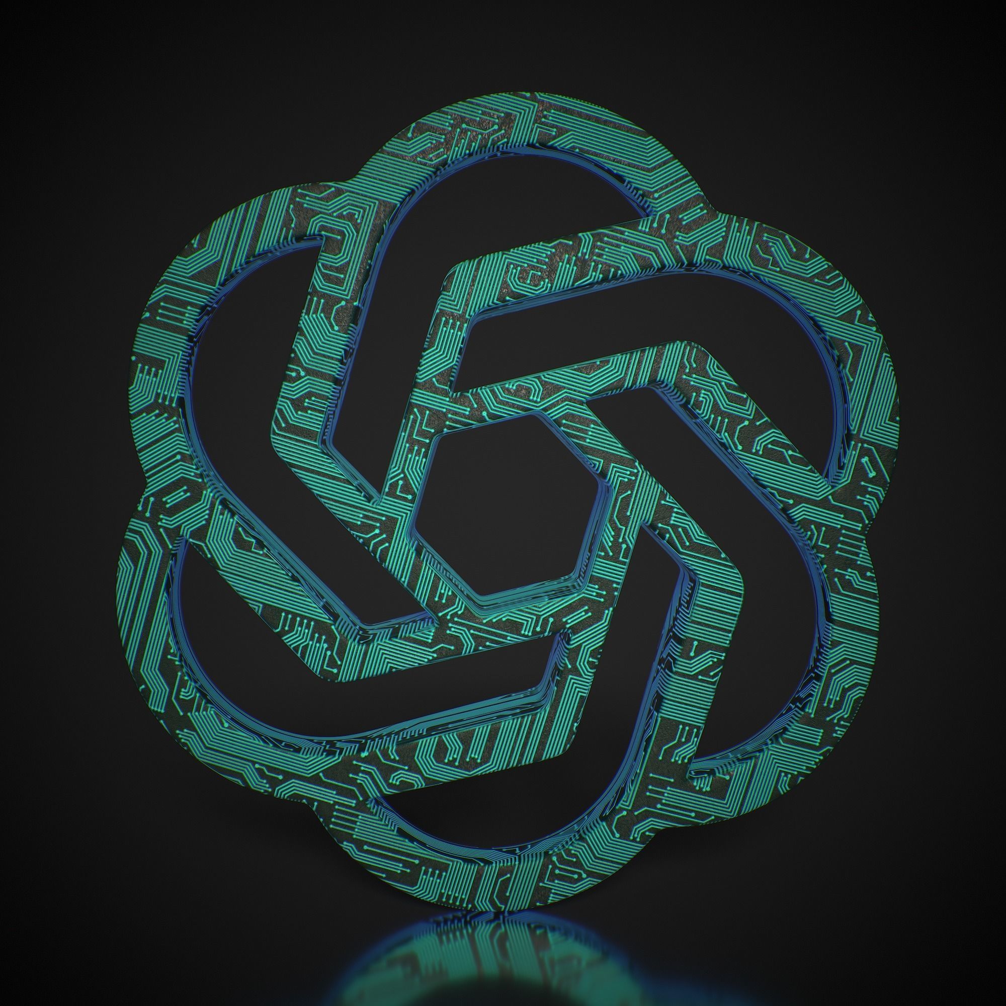 ChatGPT Logo 3D model | CGTrader