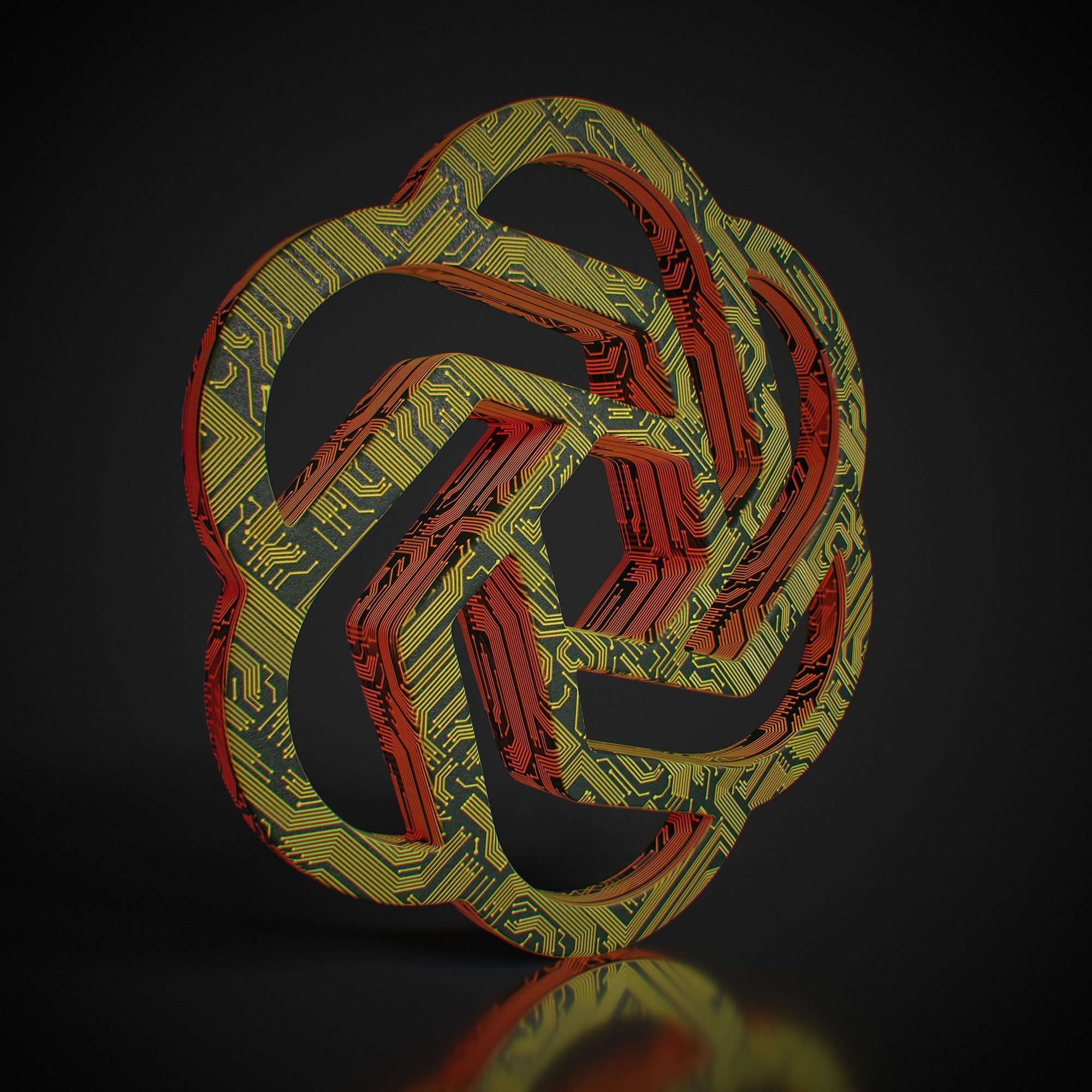 ChatGPT Logo 3D model | CGTrader