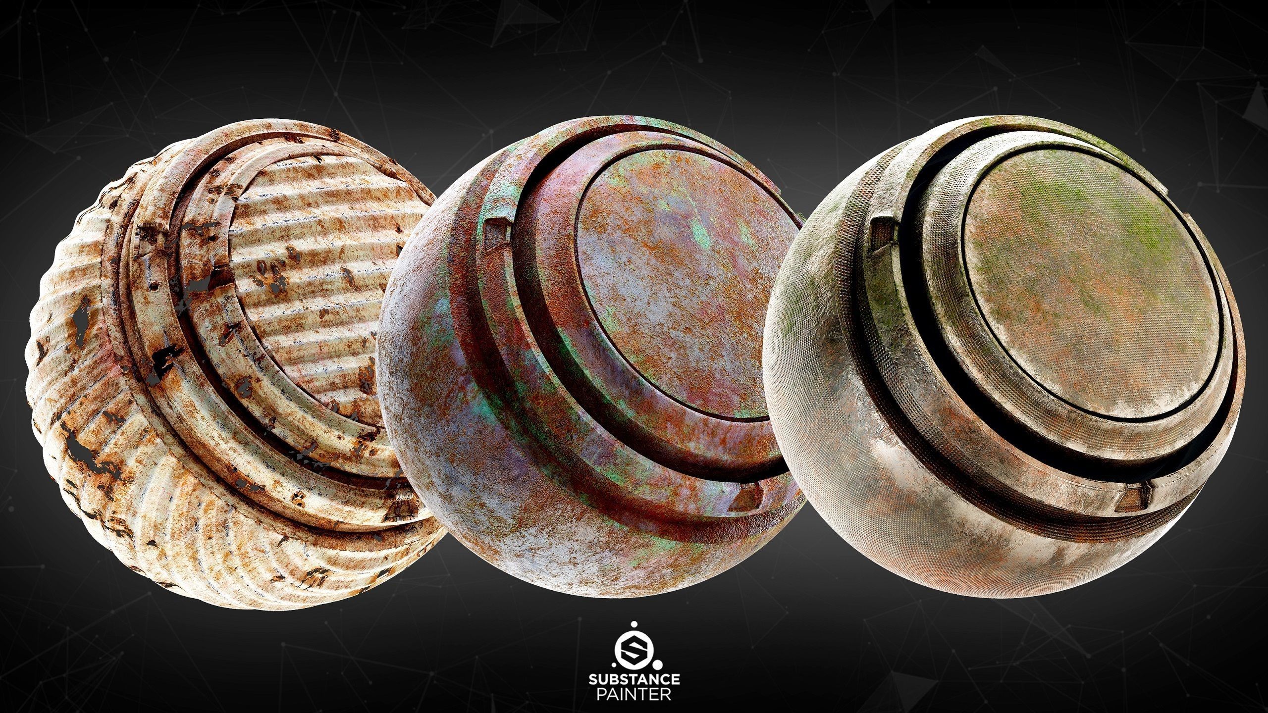 30 Post Apocalyptic Metal Smart Materials VOL01 Texture | CGTrader