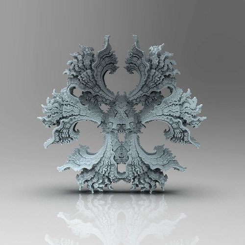 Fractal - 3 Fold Kleinian 3D model | CGTrader