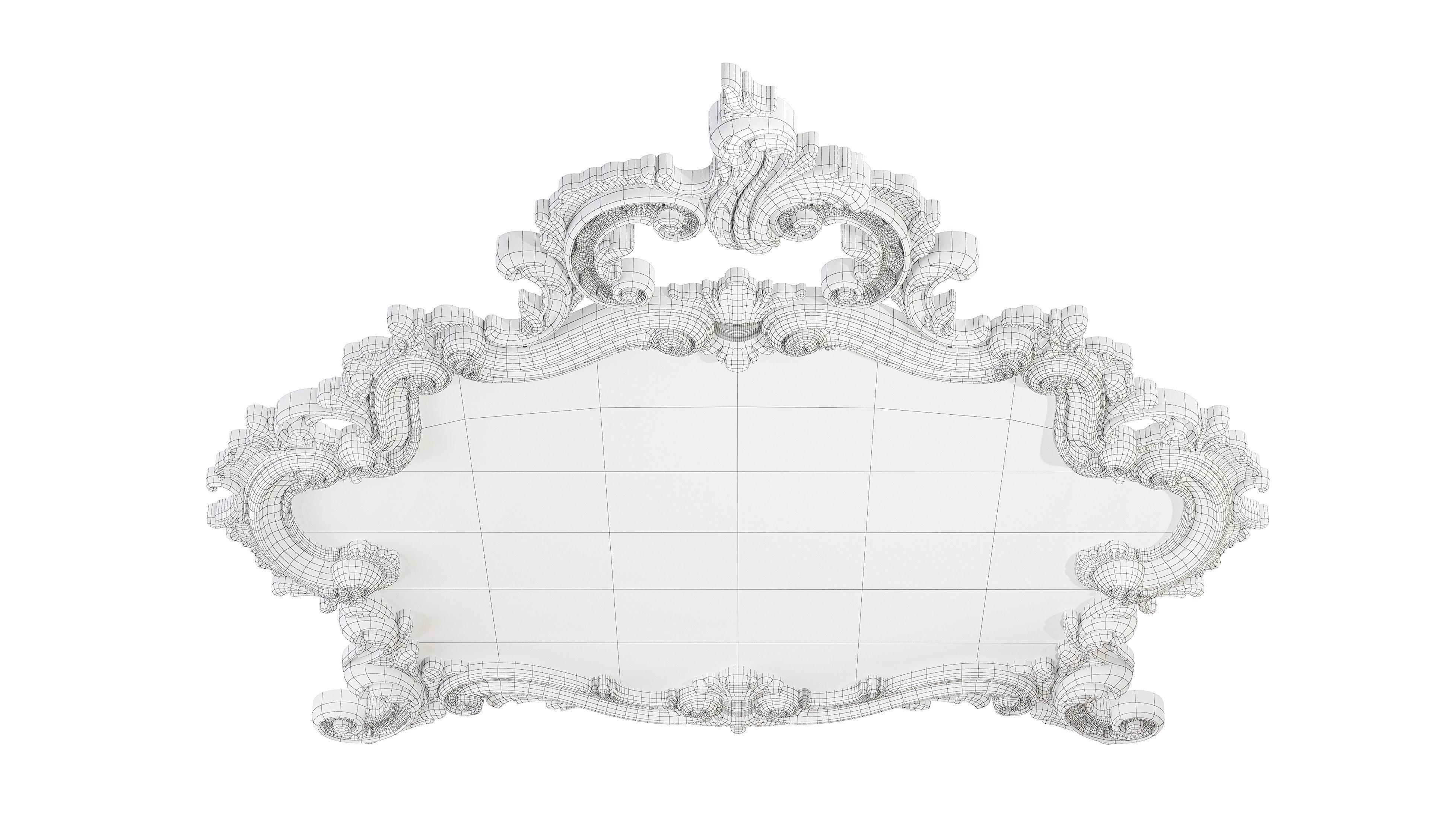 Classic mirror 003 3D model | CGTrader