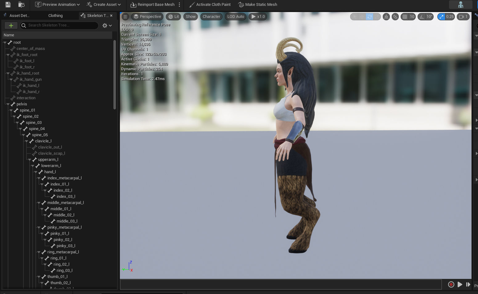 3d Model Satyr Female Vr Ar Low Poly Cgtrader