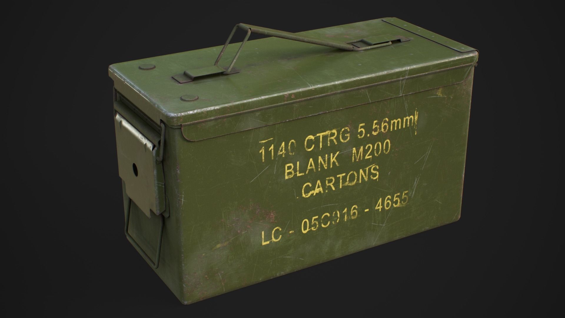 3D model Ammo box 2D VR / AR / low-poly | CGTrader