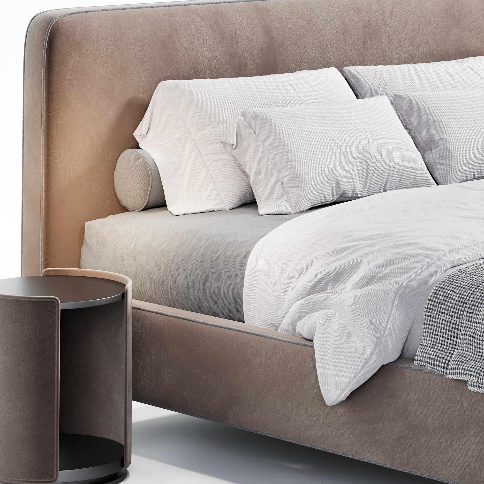 Malfa bed by Como Casa 3D model | CGTrader