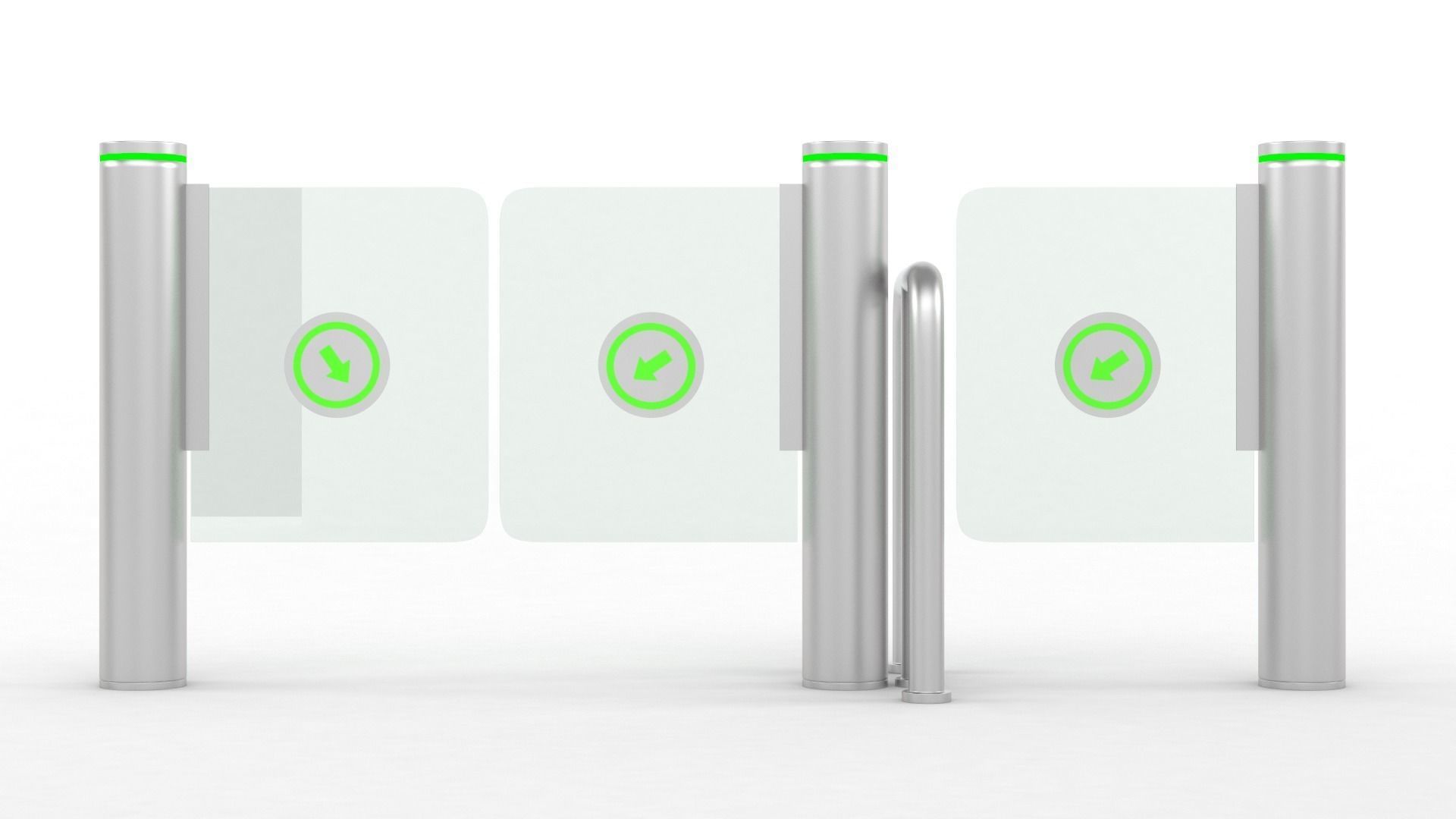 Turnstile Gate 3D model | CGTrader