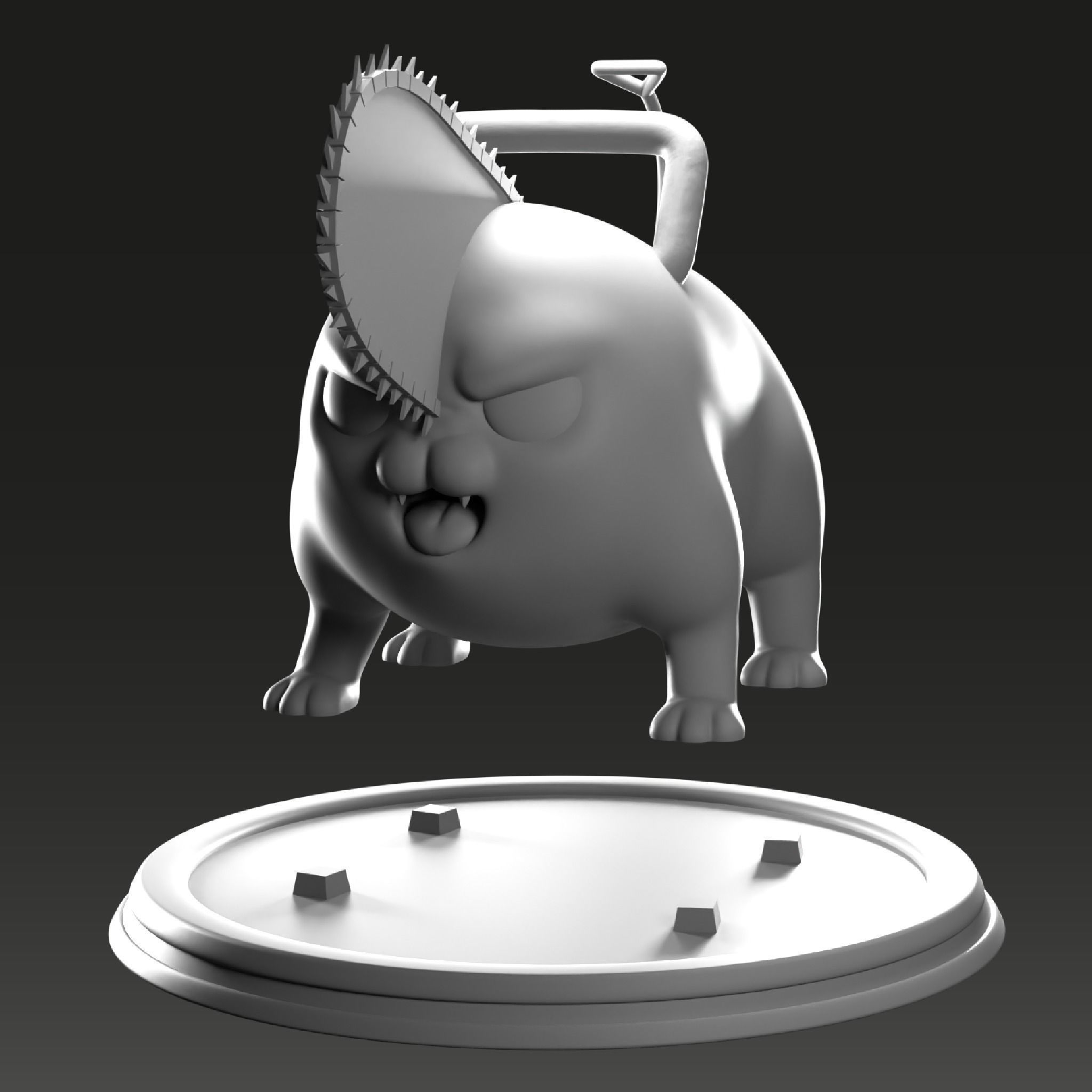 Pochita 3D model 3D printable | CGTrader