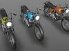 3D model Honda cb25 Bike 3D Model Cafe Bike Game Ready Asset VR / AR / low-poly | CGTrader