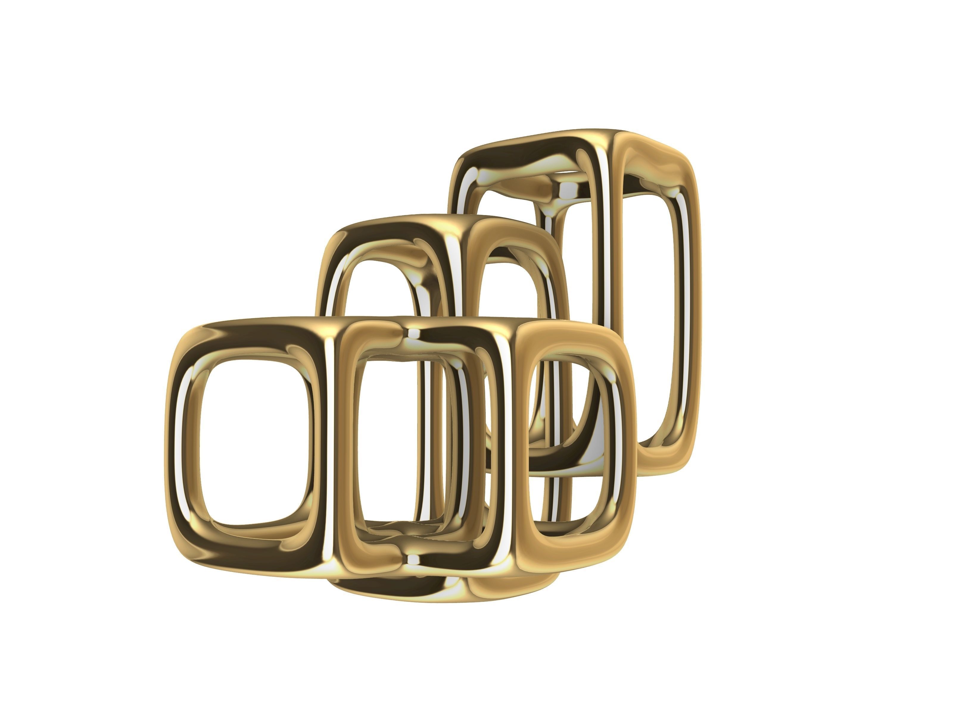 art deco cuboid pendant stl verified 3D model 3D printable | CGTrader