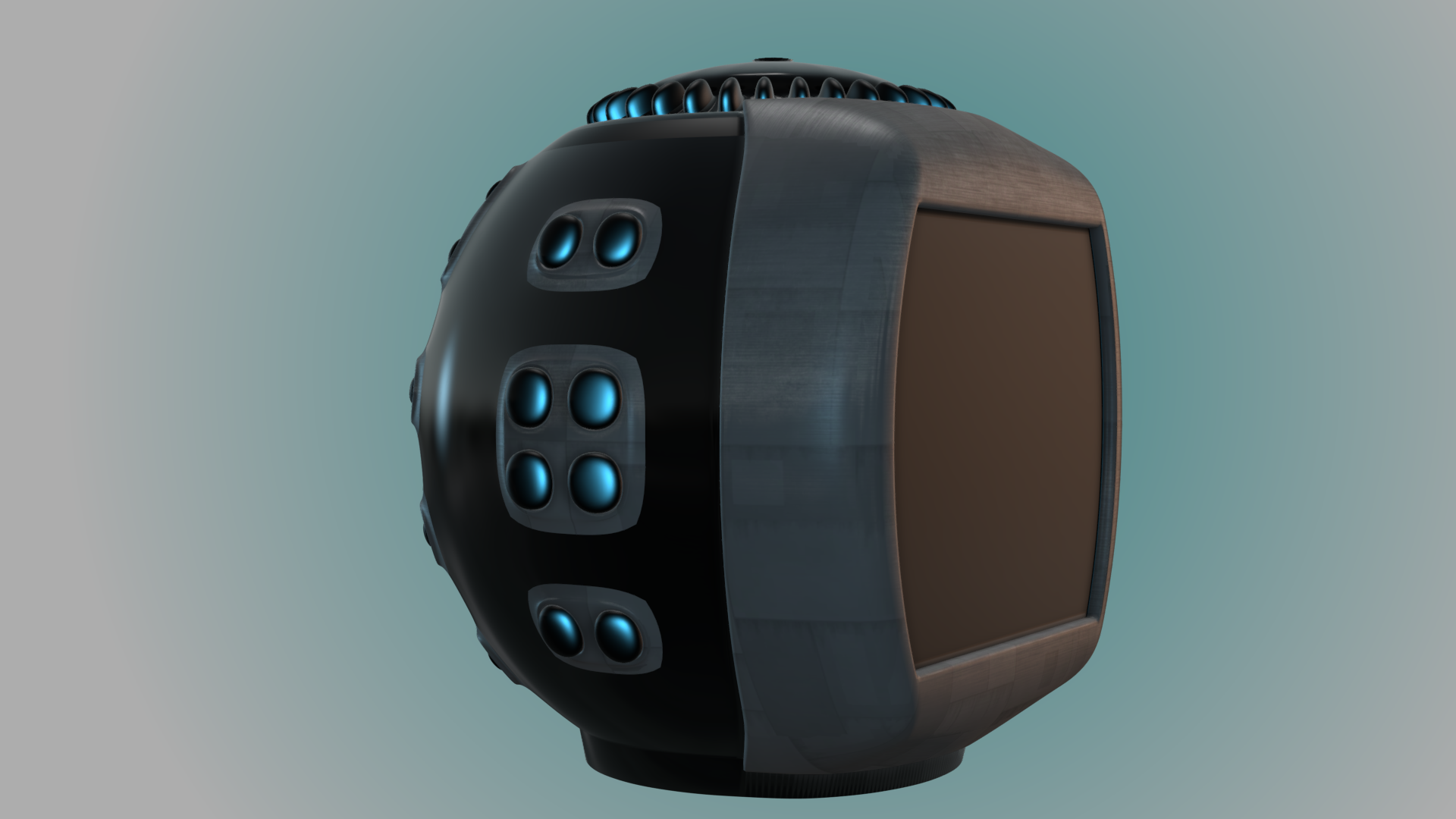 Future TV Computer 3D model | CGTrader