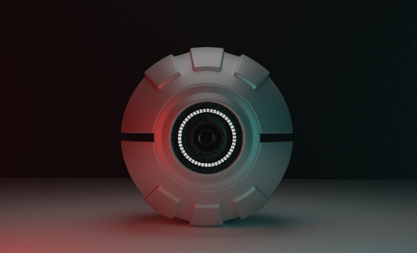 futuristic sphere drone 3D model | CGTrader