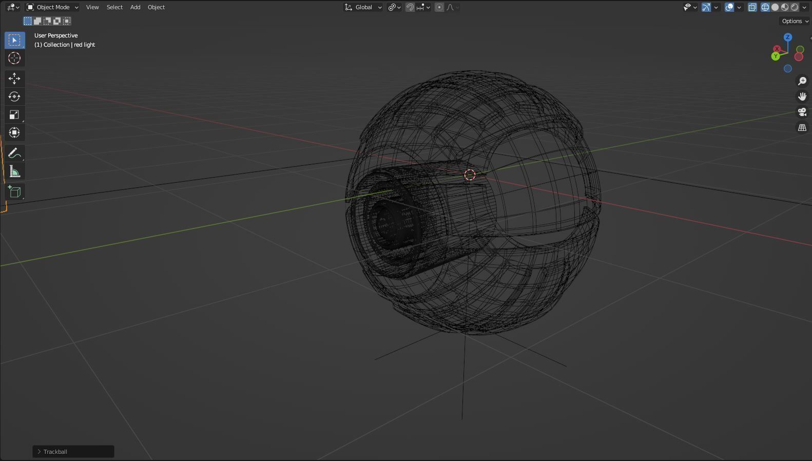 futuristic sphere drone 3D model | CGTrader