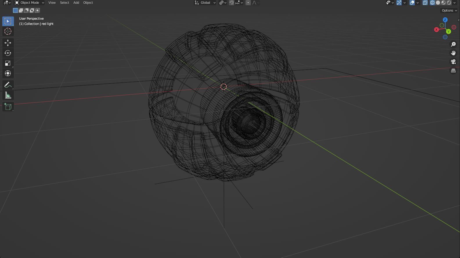 futuristic sphere drone 3D model | CGTrader