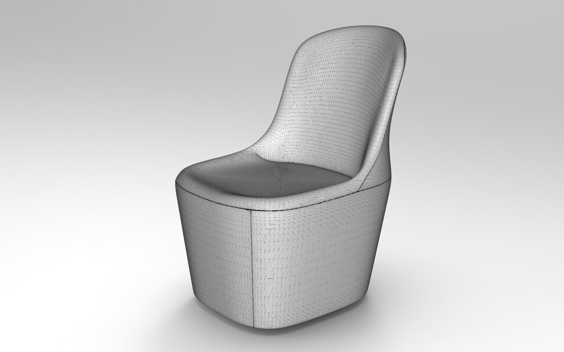 3D model Mog Armchair VR / AR / low-poly | CGTrader