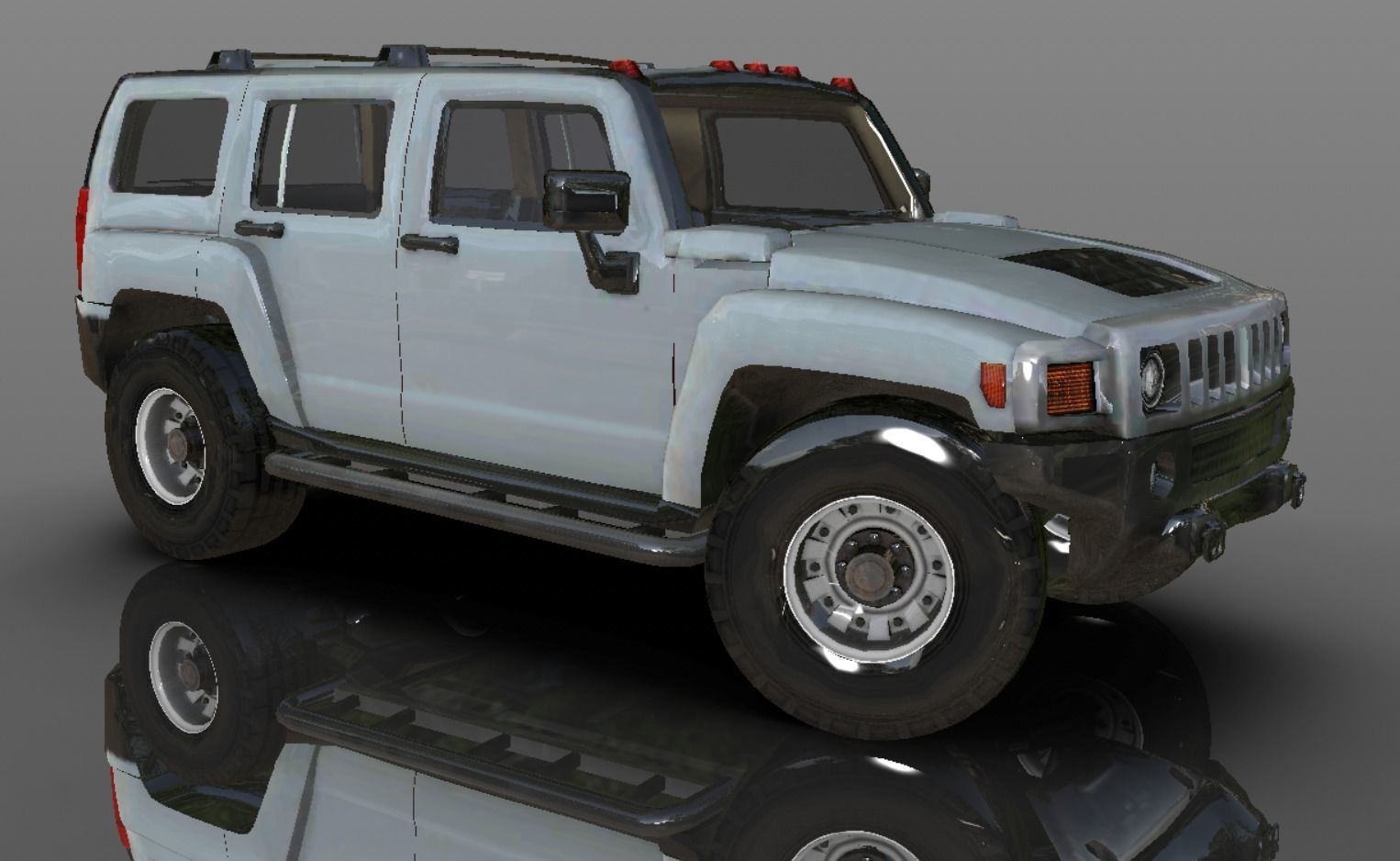 3D model Hummer H3 SUV 3D model Sports Cars Games VR / AR / low-poly ...