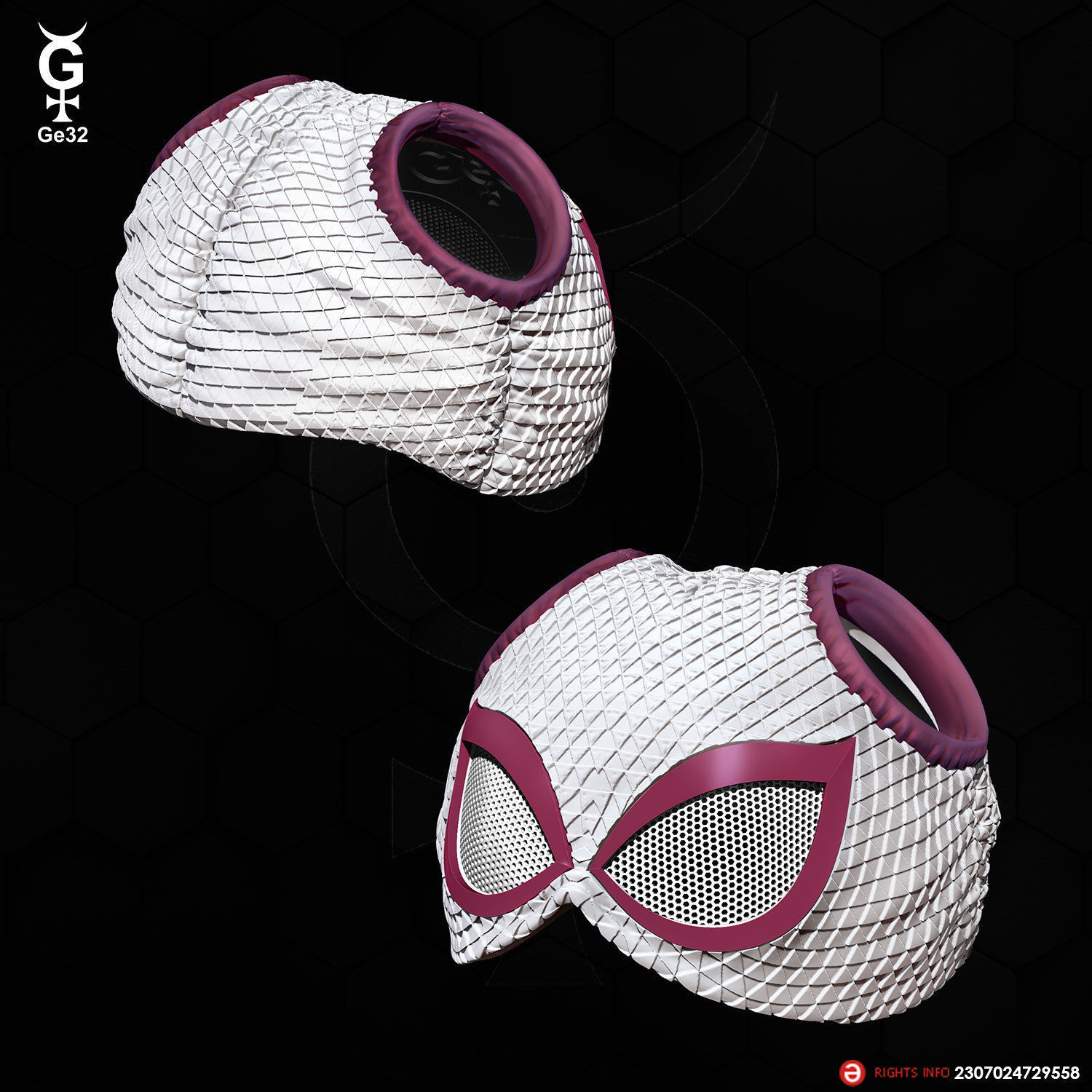 SPIDERGWEN CAT - MASK 3D model 3D printable | CGTrader