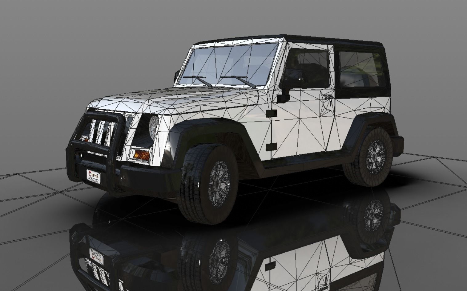 3D model Jeep Wrangler 4x4 Jeep 2019 3D model Game Ready Asset VR / AR ...