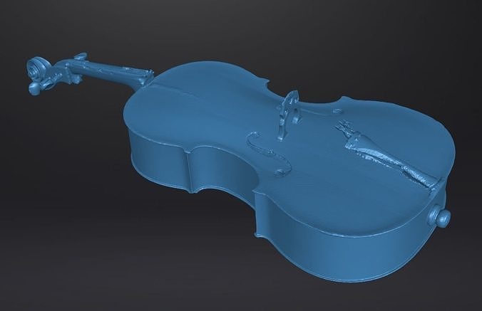 Cello 3D model | CGTrader
