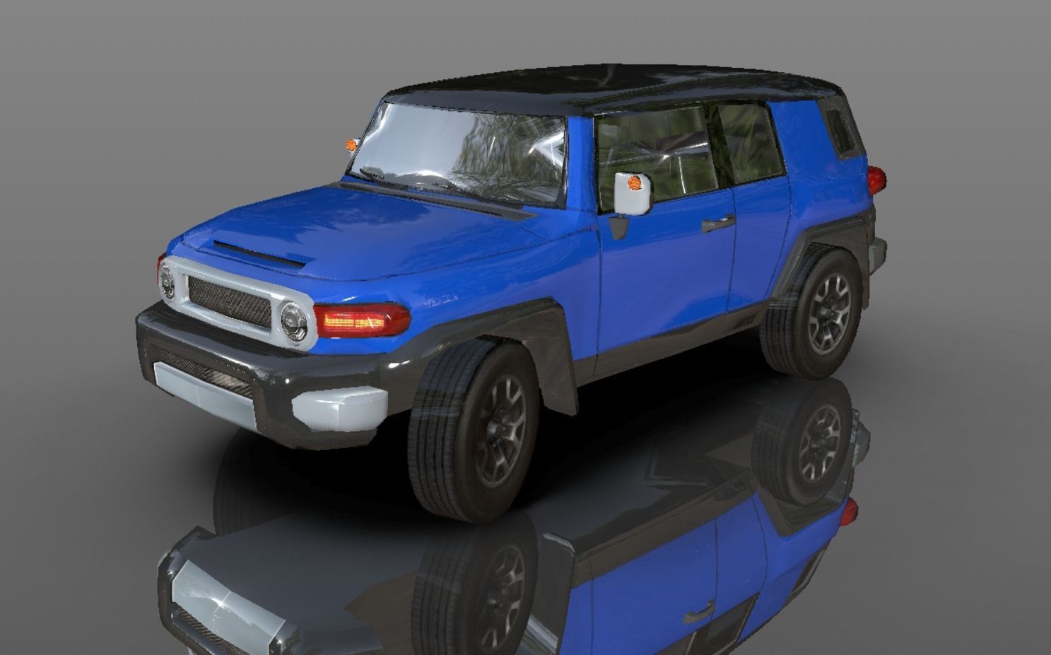 3D model Toyota FJ Cruiser 6 HQ 3D model Game Ready Asset VR / AR / low ...