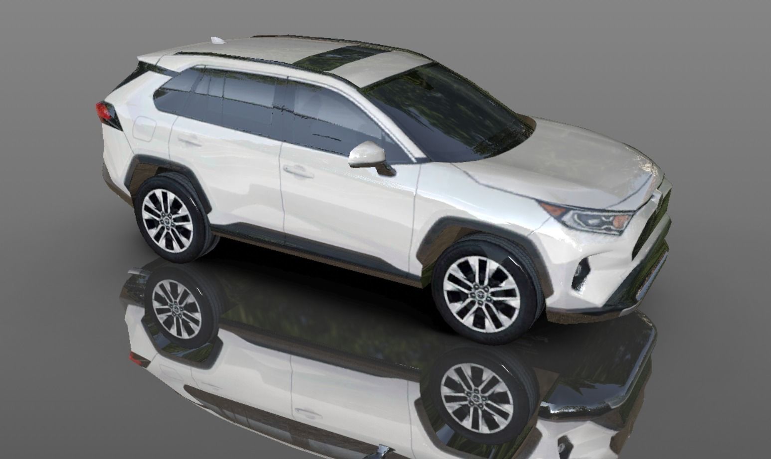 3D model Toyota RAV4 2019 3D model Lowpoly Game Ready Asset VR / AR ...