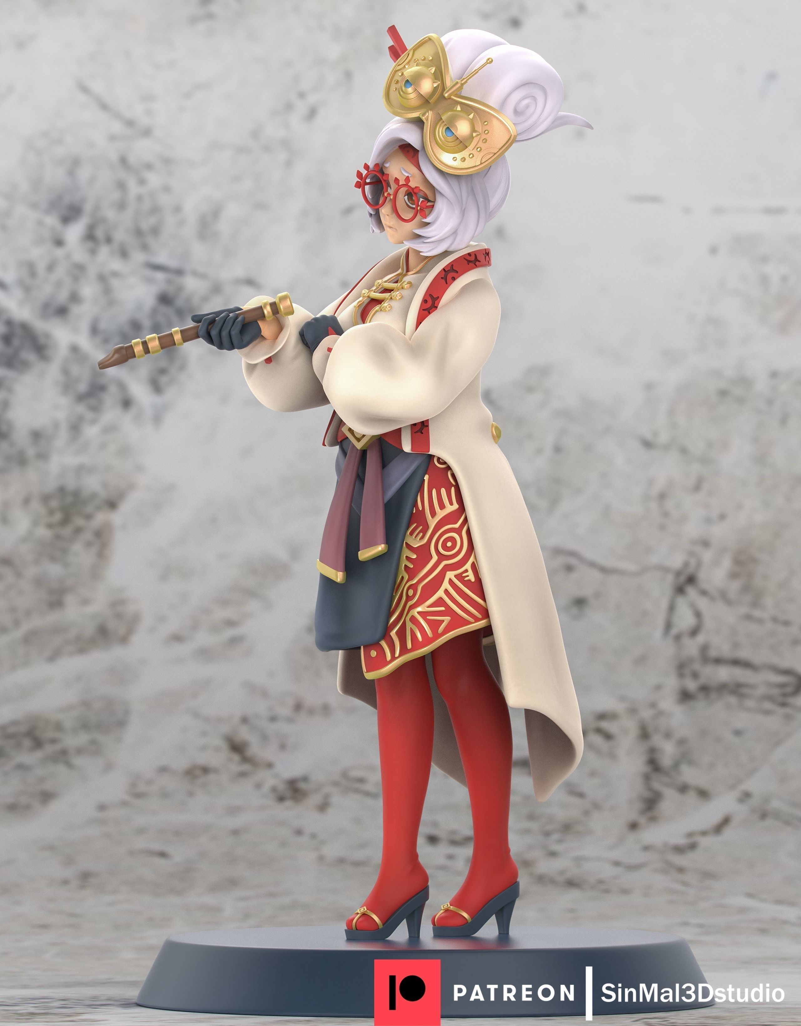 Zelda tears of the kingdom Purah 3D print model 3D model 3D printable ...