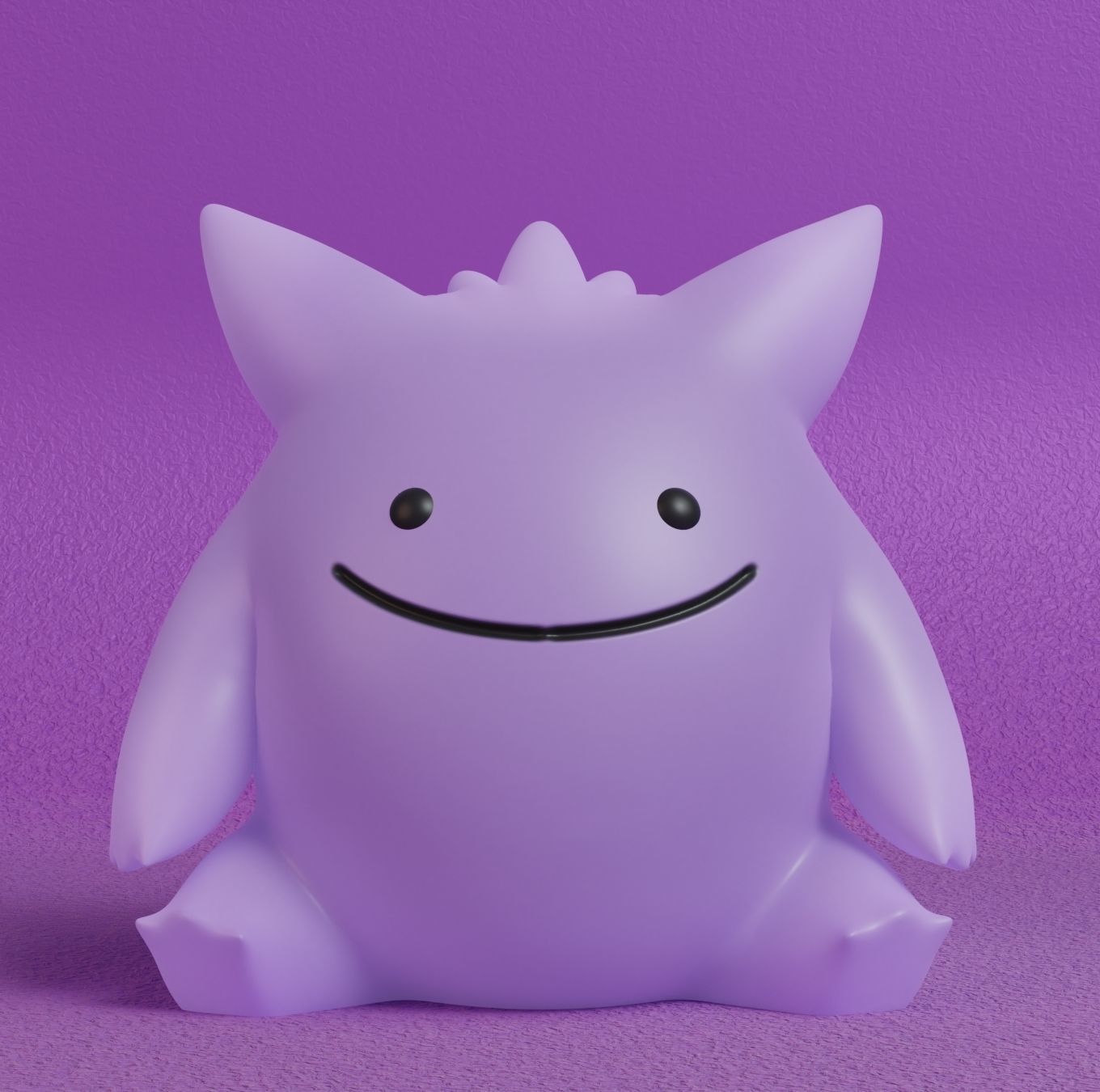 Pokemon - Ditto as Gengar free 3D model 3D printable | CGTrader