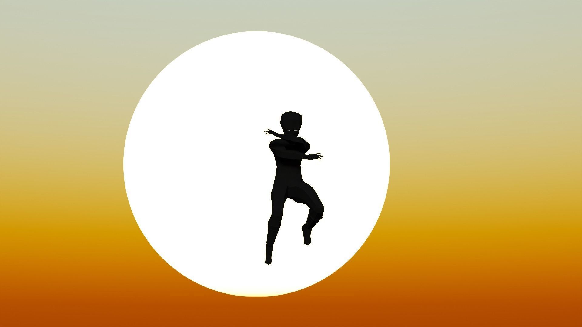 Ninja Low poly by George Keita free VR / AR / low-poly 3D model rigged ...