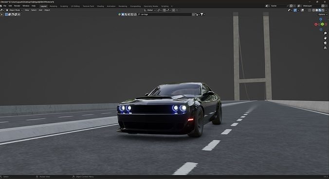 Dodge car 3d 3D model | CGTrader