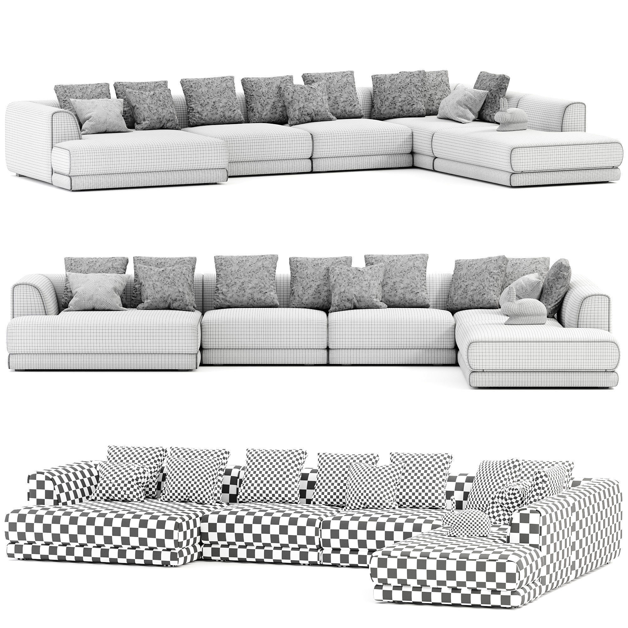 Baxter Rafael Sofa 3D model | CGTrader