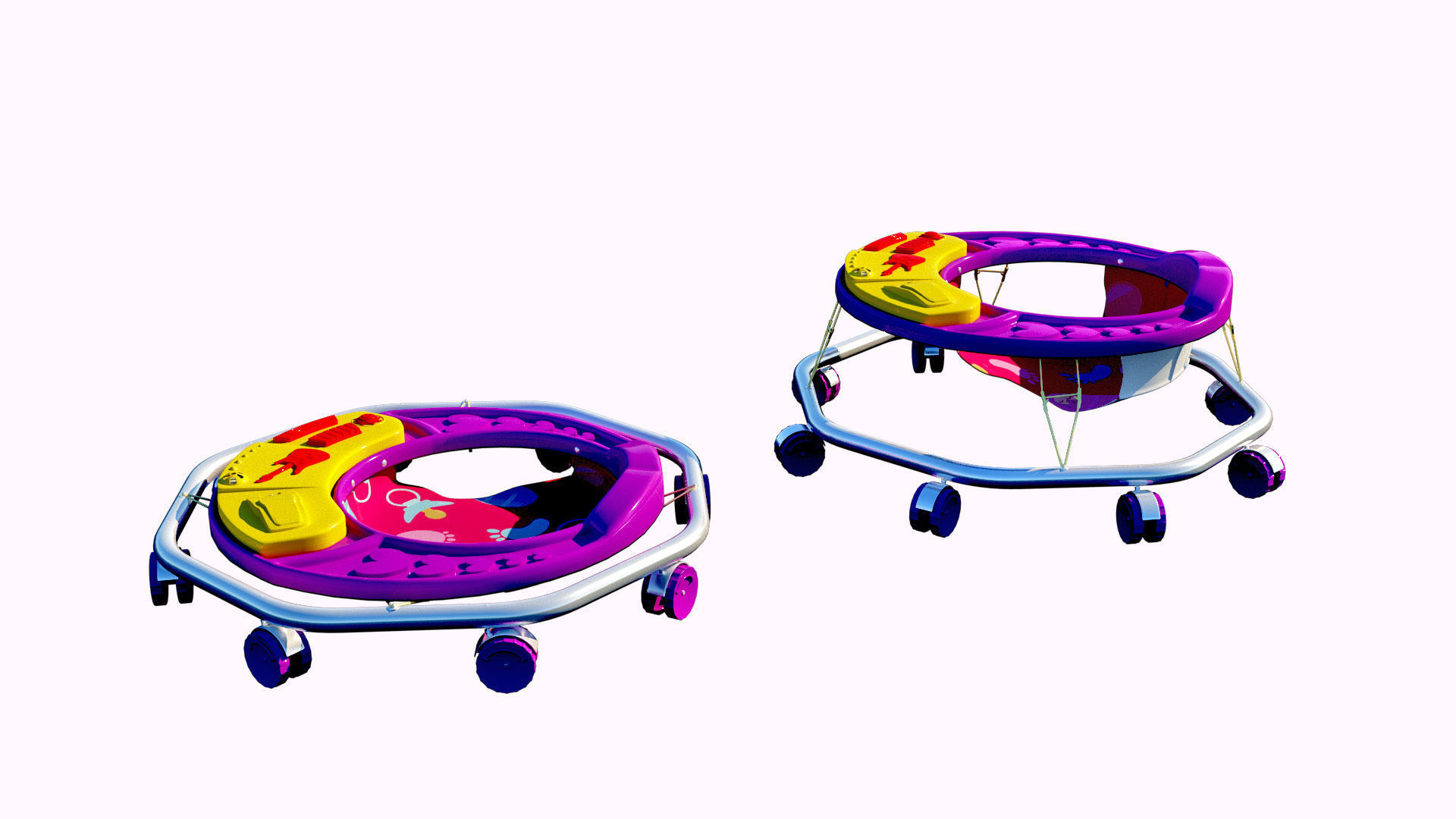 Baby Walker 3D model 3D model | CGTrader
