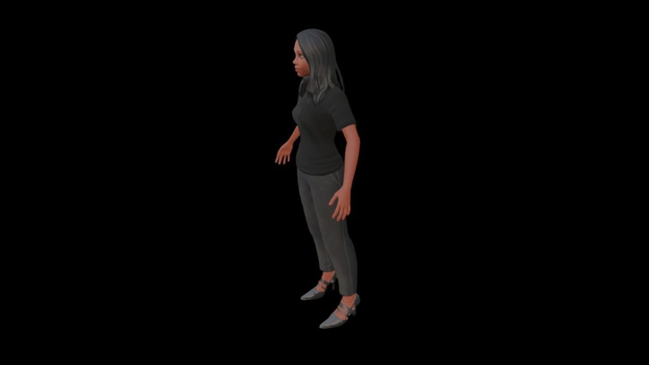 3D model VRChat Female Model VR / AR / low-poly | CGTrader