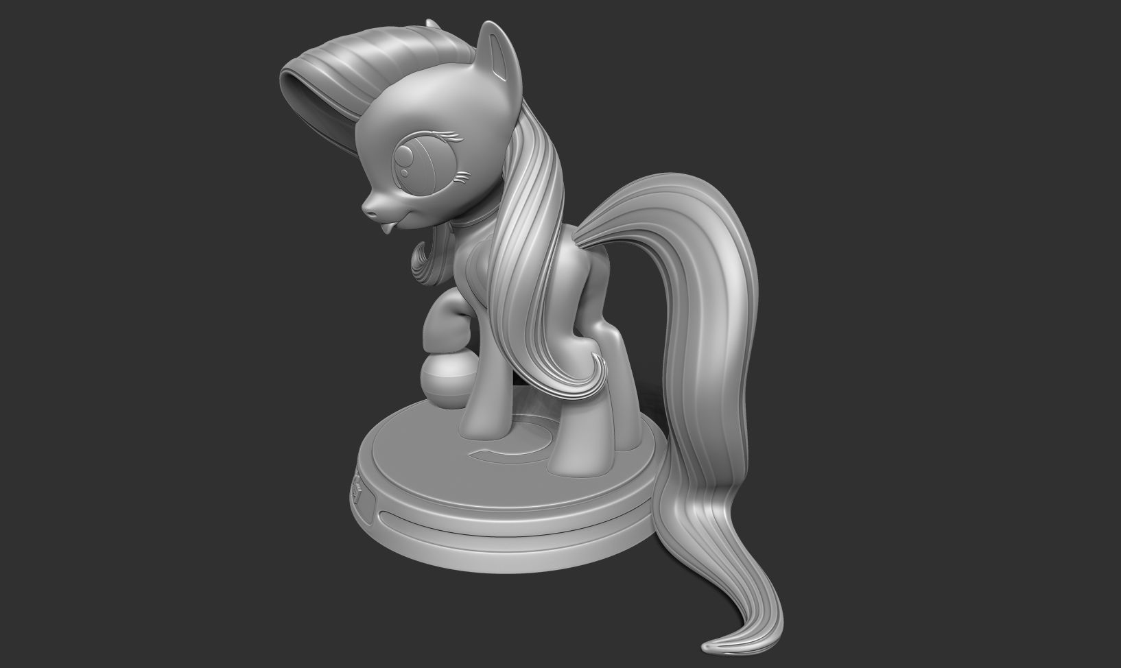 Fluttershy - Little Pony 3D model 3D printable | CGTrader