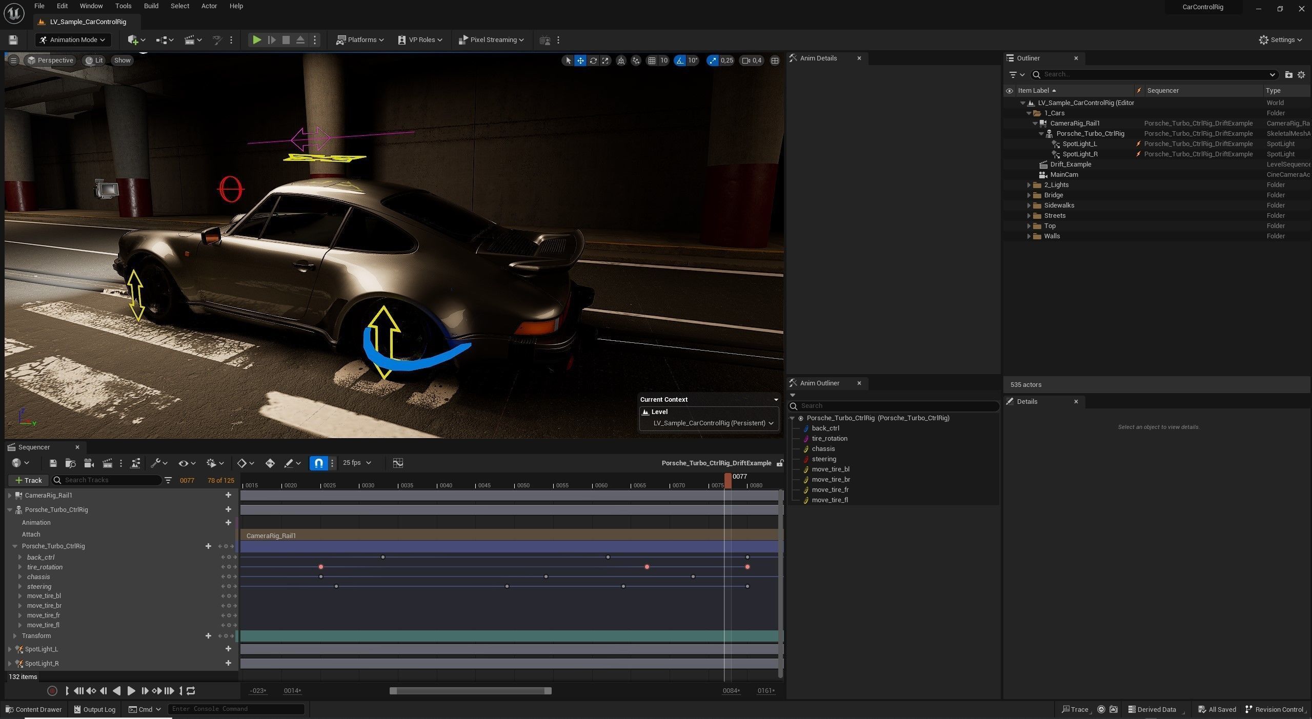 3D model Car Control Rig for Unreal Engine VR / AR / low-poly | CGTrader